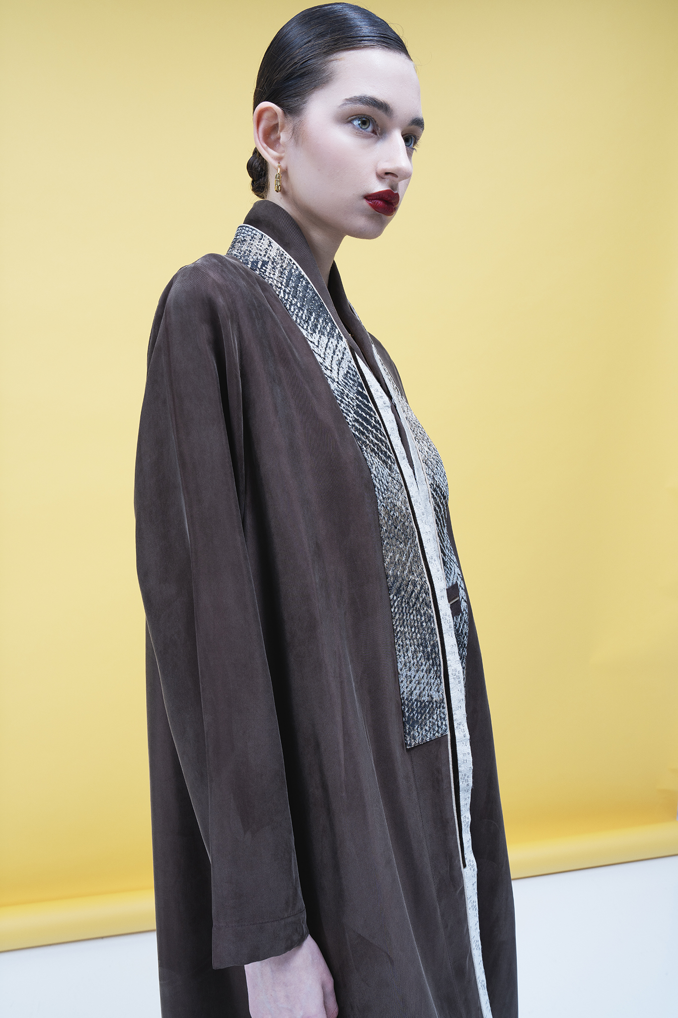 Brown silk - Zah Design