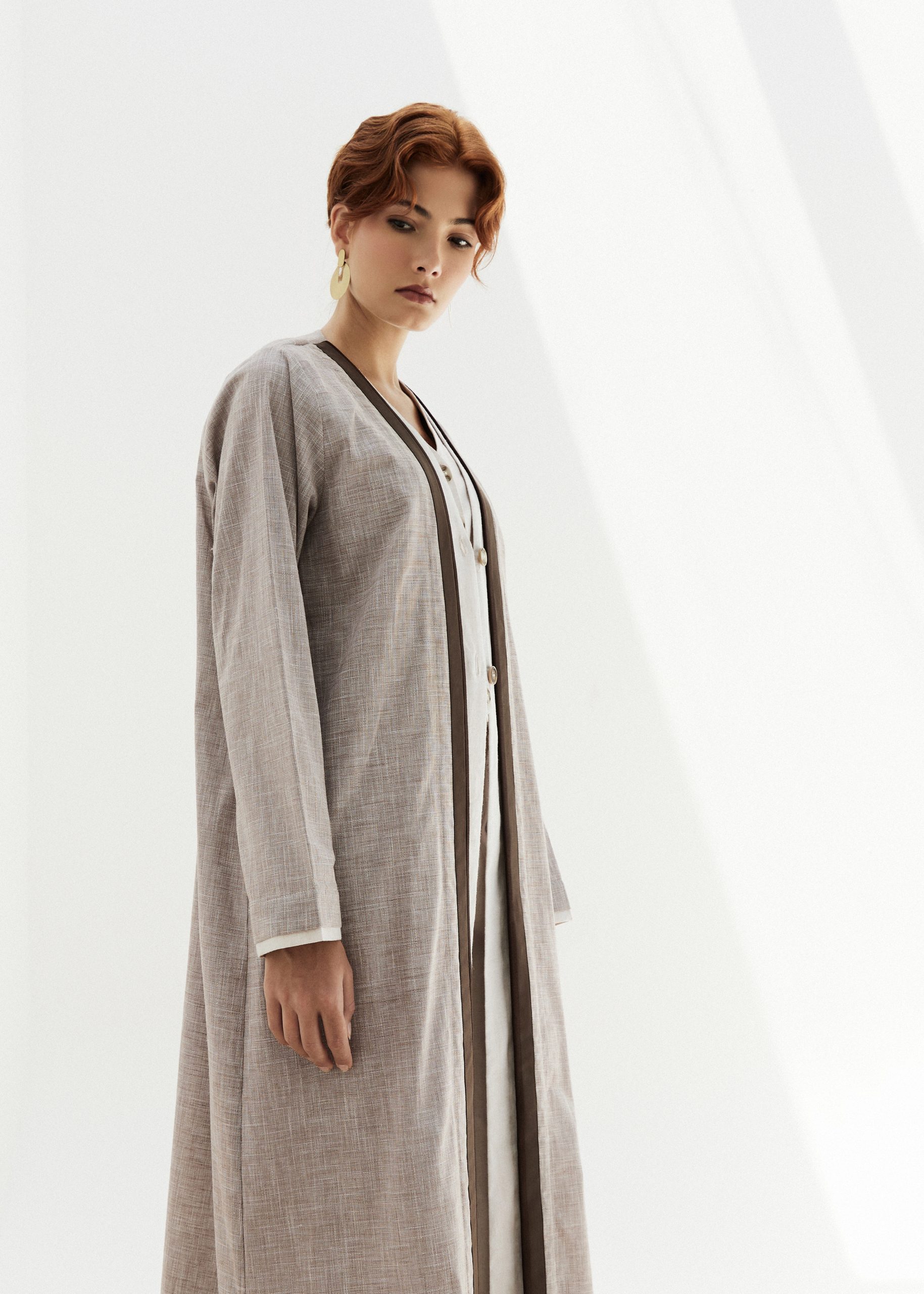 brown cotton - Zah Design